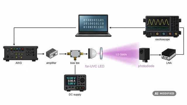 Far-UVC LEDs achieve 1.5 Gbit/s data rate — LED professional