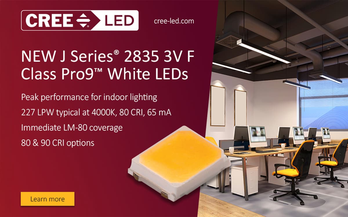 New High-Efficiency LEDs for Indoor Commercial Lighting — LED professional